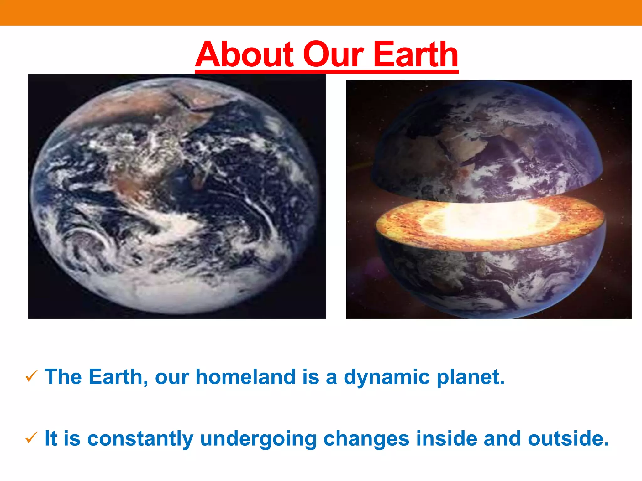 OUR CHANGING EARTH.pptx