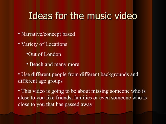Our chosen song -presentation | PPT