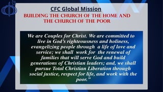 OUR CHRISTIAN CULTURE IN CFC. a slides for Covenant Orientation | PPTX