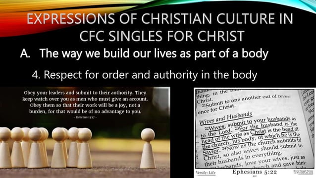OUR CHRISTIAN CULTURE IN CFC SINGLES FOR CHRIST.pptx | Christianity ...