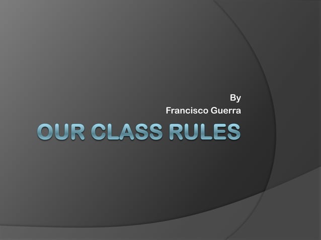 Our class rules | PPTX
