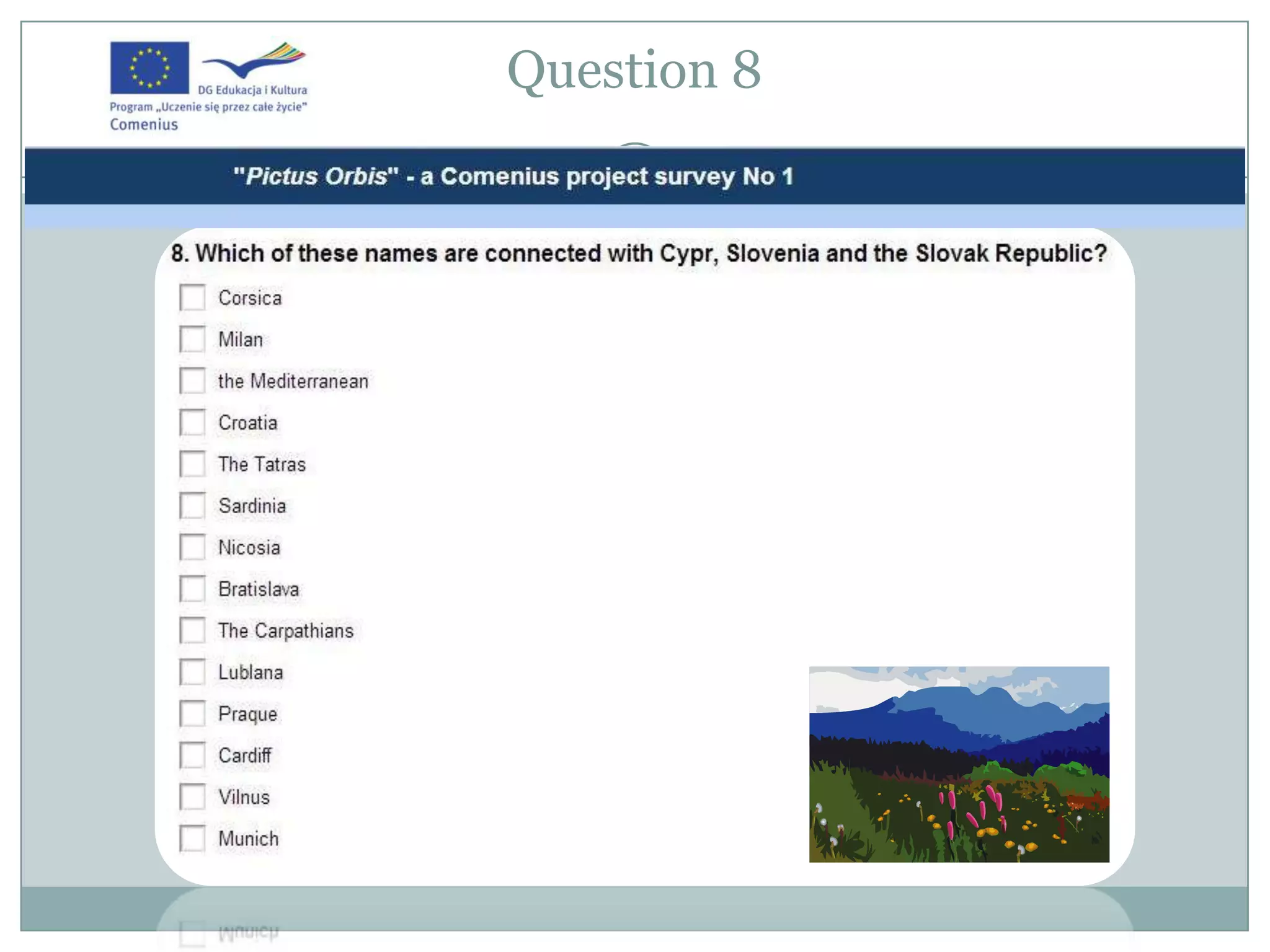 Our comenius project a survey and its analysis "Orbis Pictus" | PPT