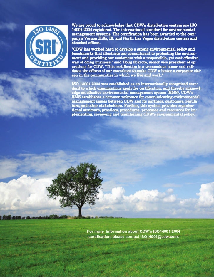 Our Commitment To The Environment 2010