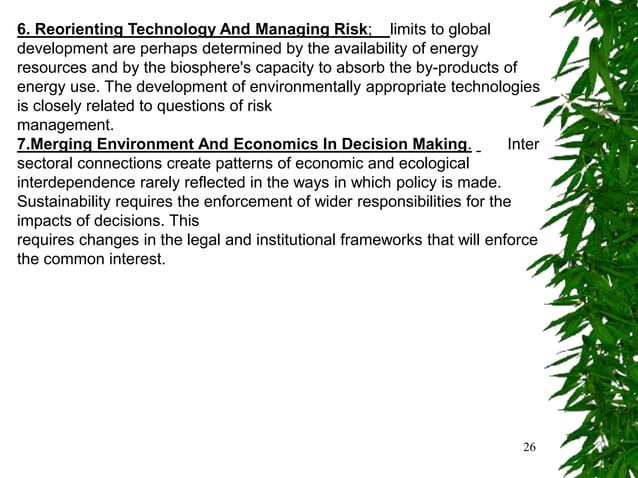Our common future - The Brundtland Commission Report. | PPTX