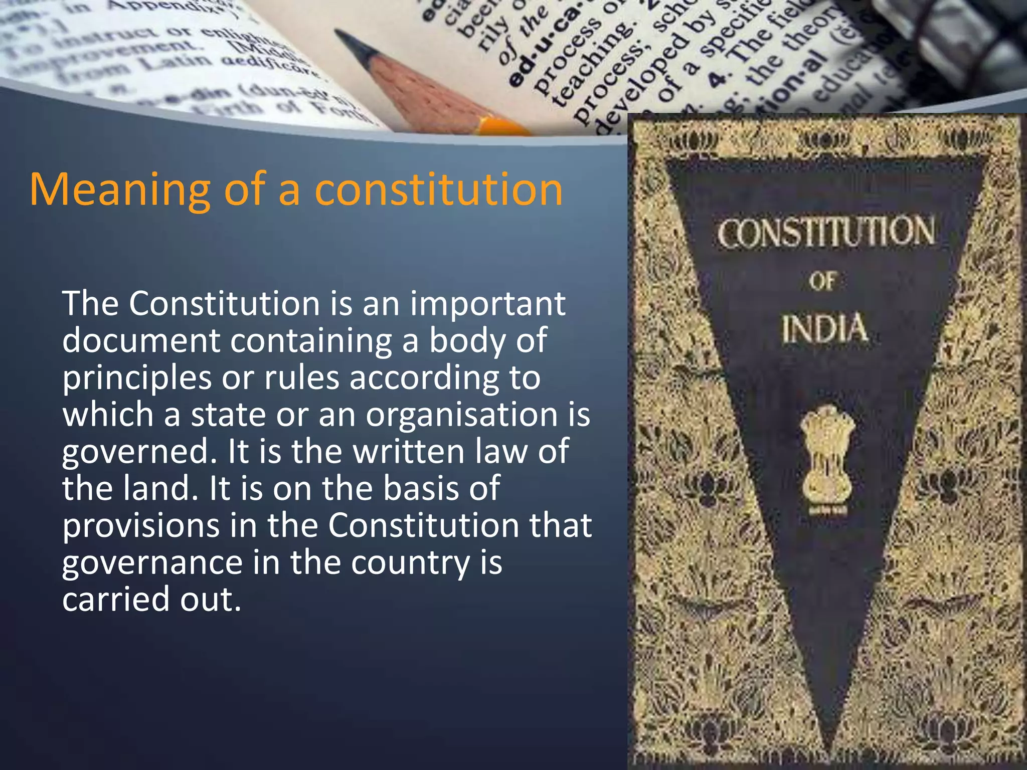 Our constitution | PPT