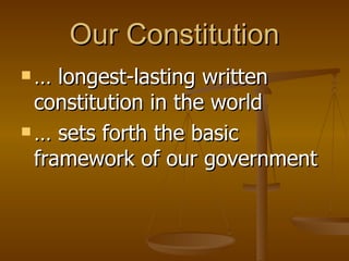 Our constitutional framework | PPT