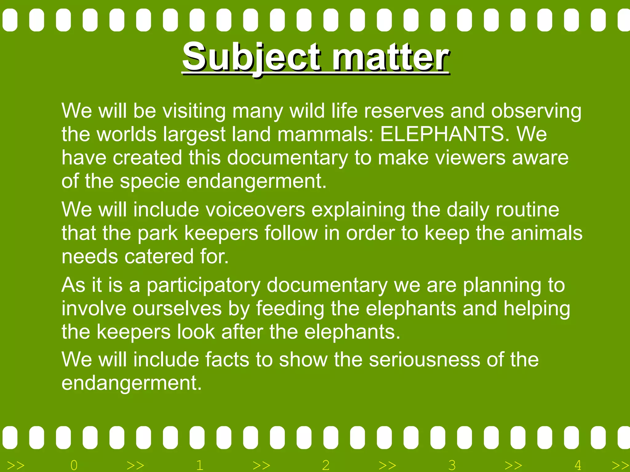 elephant documentary | PPT