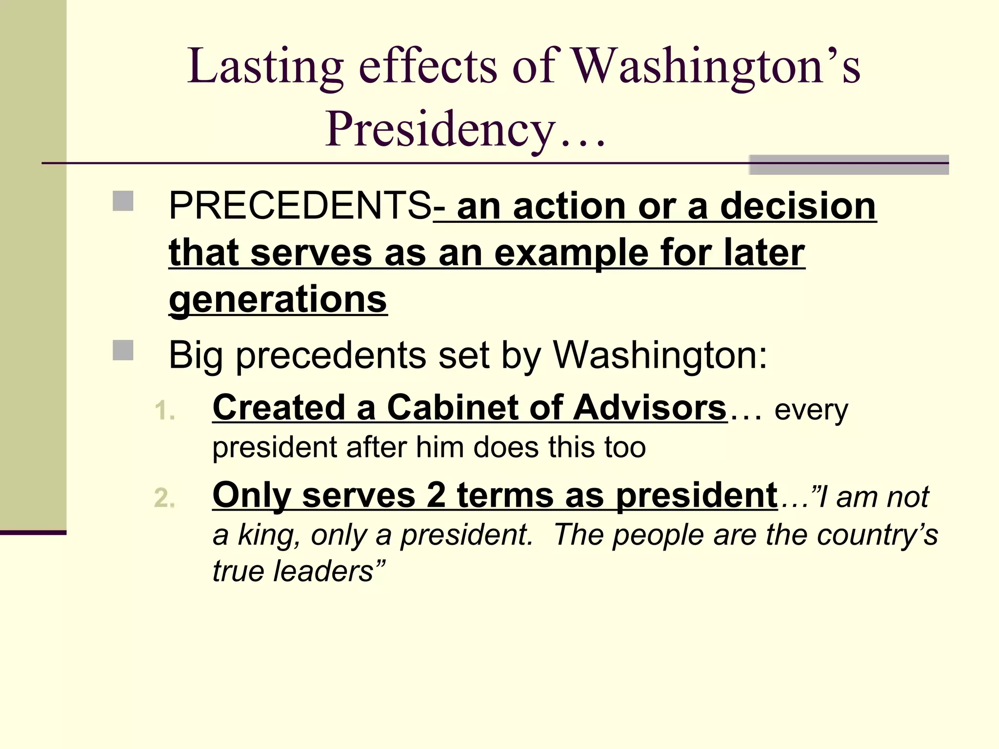 Our Early Presidents | PPT