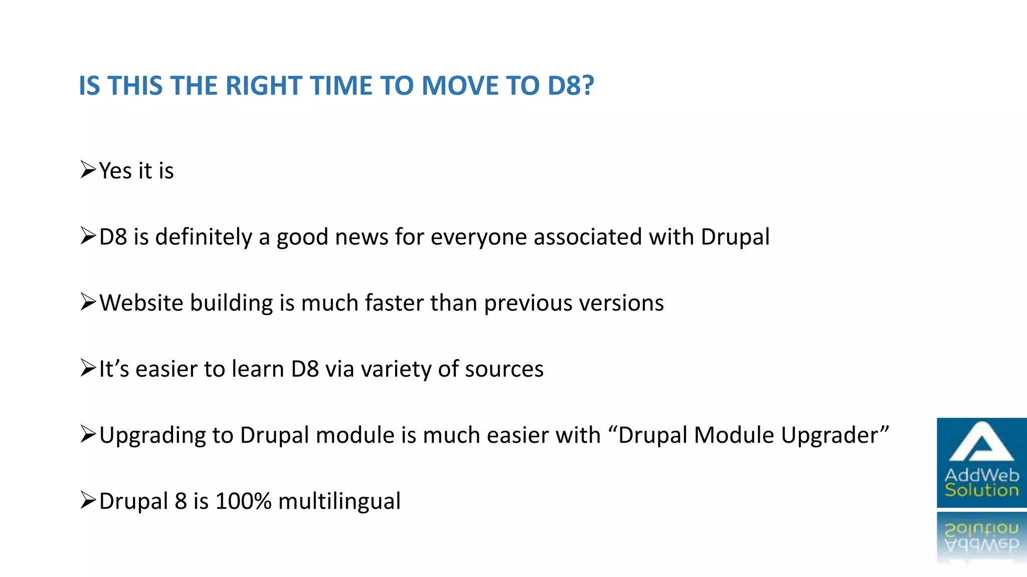 Our encounter with d8 | PPT