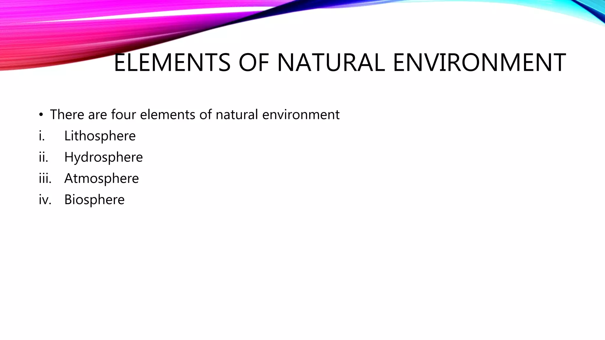 Our environment | PPT