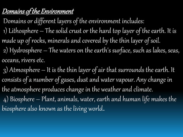 Our environment | PPT