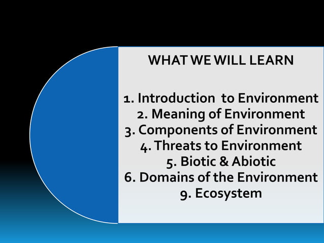 Our environment | PPT
