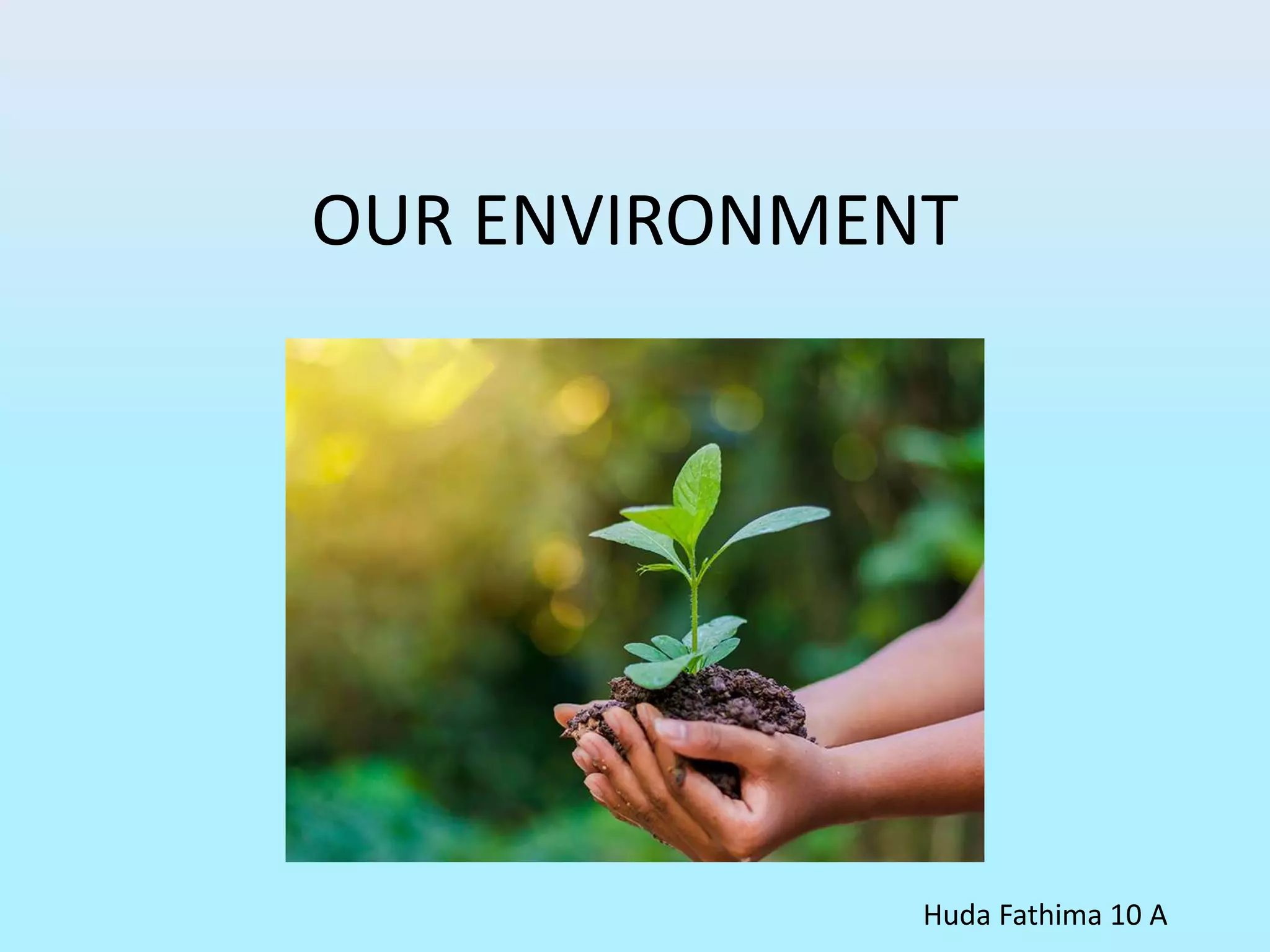Our environment | PPTX
