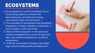OUR ENVIRONMENT class 10 presentation full lesson explained | PDF