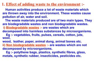 Impact of Human Activities on the Global Environment and Sustainability ...
