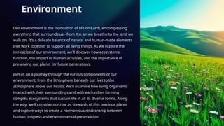 Our Environment Class 7 geography .pptx. | PPTX