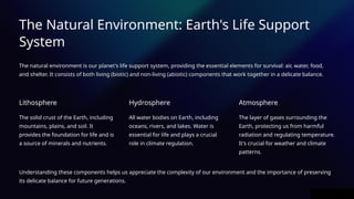 Our Environment Class 7 geography .pptx. | PPT