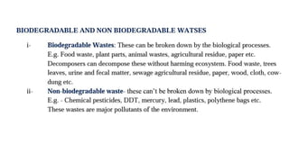 OUR ENVIRONMENT PPT CLASS 10 SCIENCE CHAPTER | PPTX