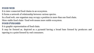 OUR ENVIRONMENT PPT CLASS 10 SCIENCE CHAPTER | PPTX