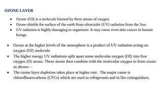 OUR ENVIRONMENT PPT CLASS 10 SCIENCE CHAPTER | PPTX