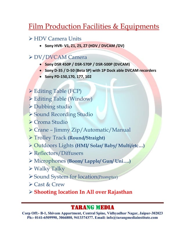 Film Production House | PDF