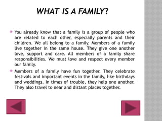 OUR FAMILIES CLASS 3.................pptx