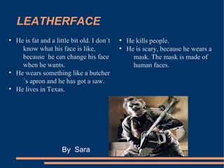 "Our Favourite Horror Movie Characters" by Primary 6 A | ODP