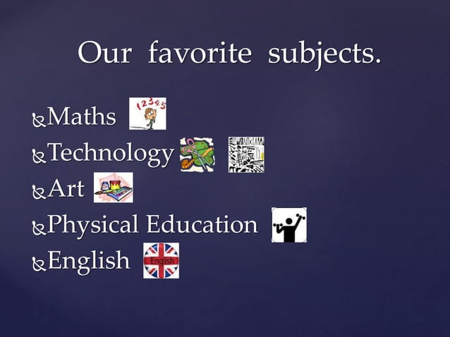 Our favourite subjects | PPT