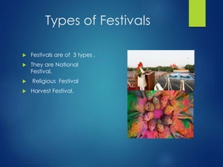 The Festivals Of India | PPTX