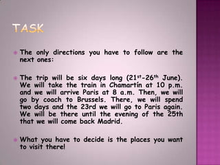 Our final School Trip | PPTX