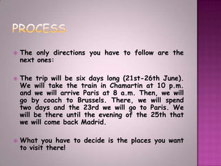 Our final School Trip | PPTX