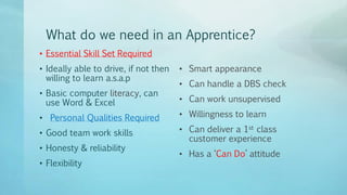 Taking on an Apprentice | PPTX