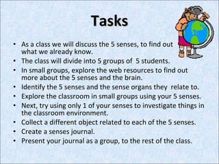 Our Five Senses Webquest | PPT