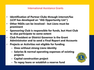 Our Foundation - LCIF | PPTX