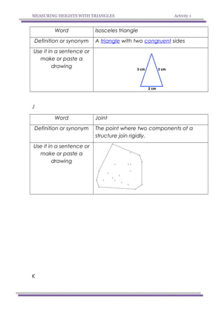 Our geometry dictionary | DOC | Physics | Science