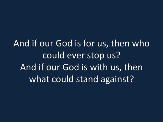 Our God | PPTX