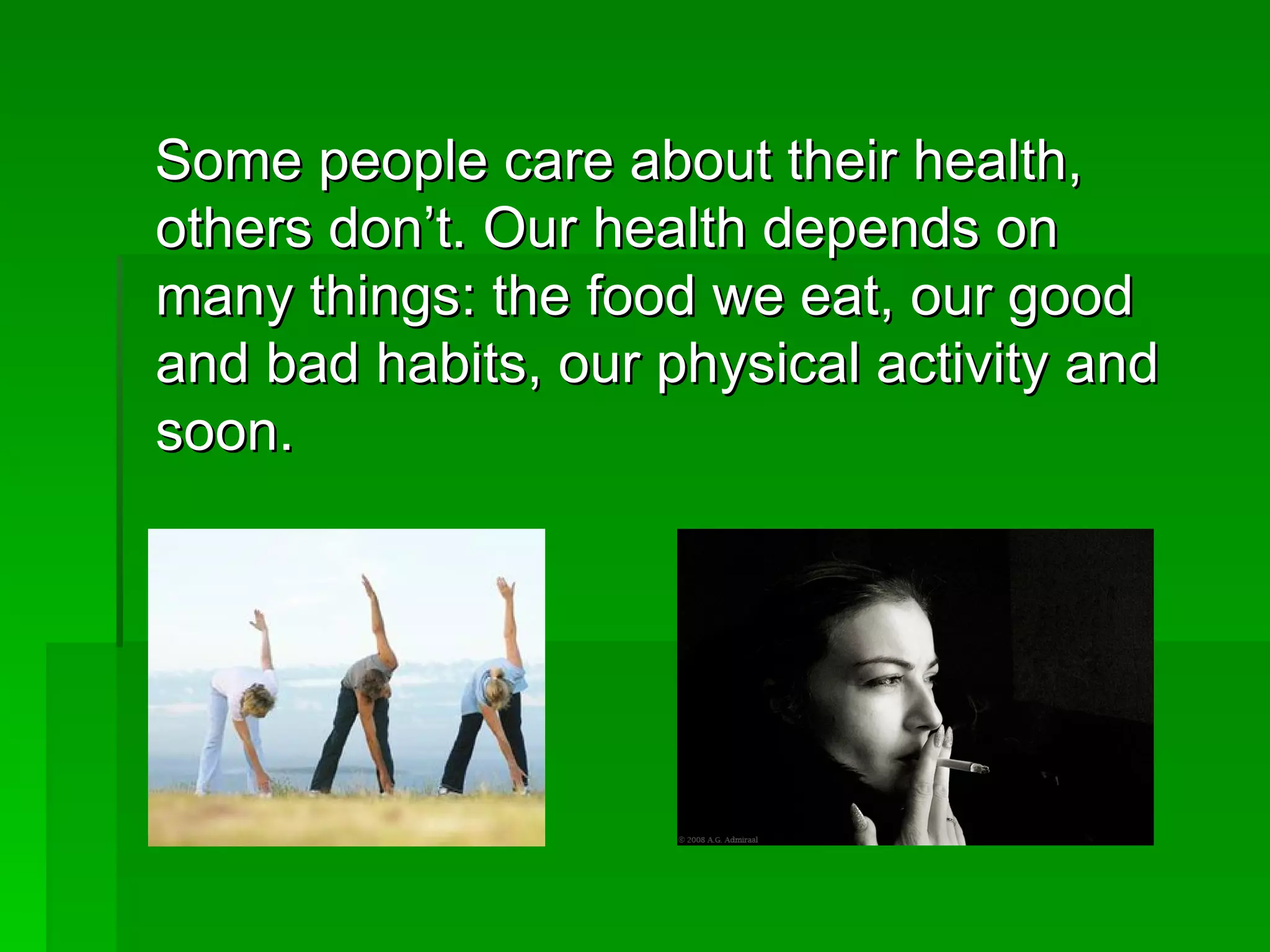 Our good and bad habits | PPT