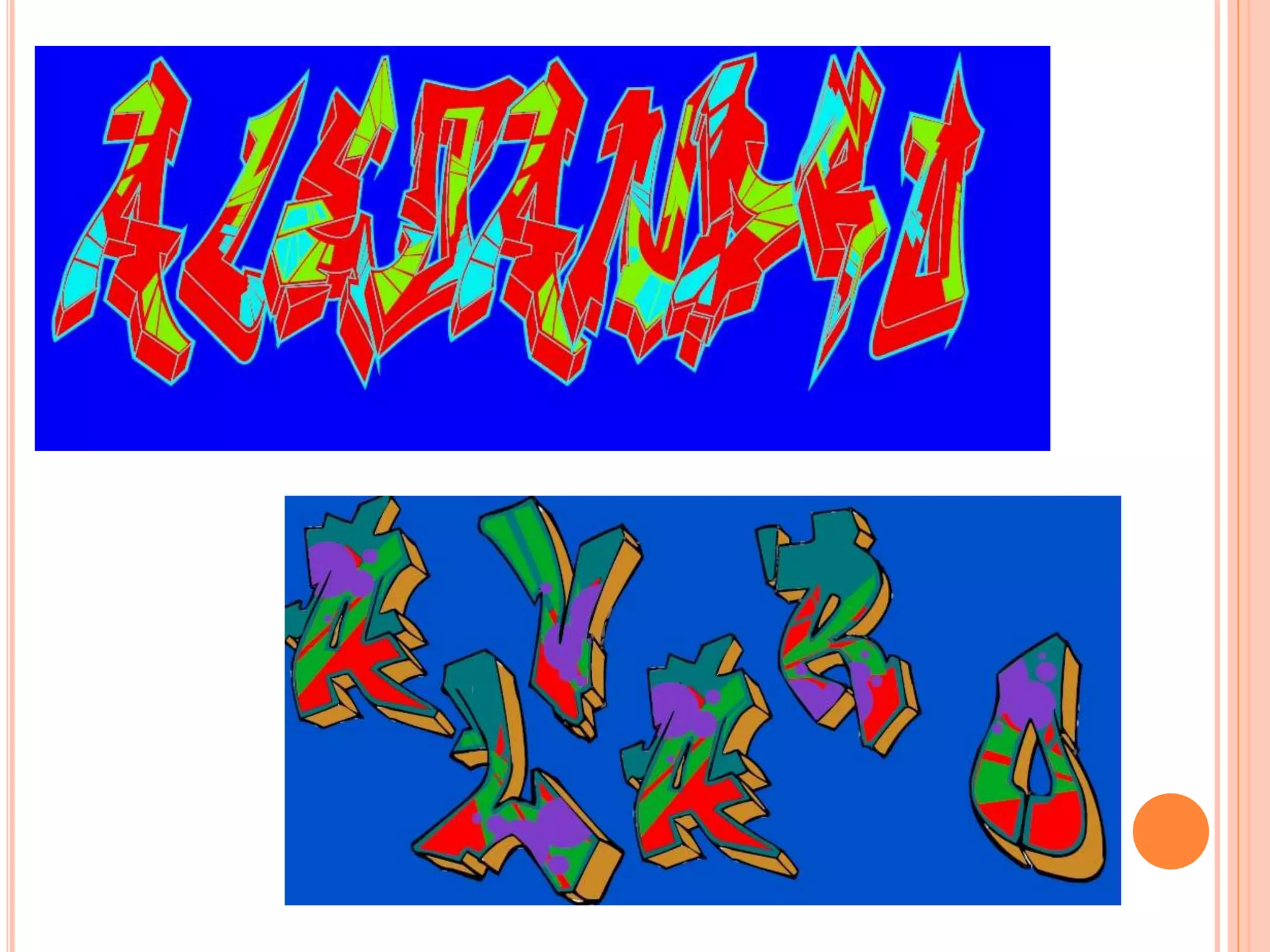 Our graffiti names using graffiti creator | PPTX