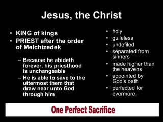 Our Great High Priest | PPT