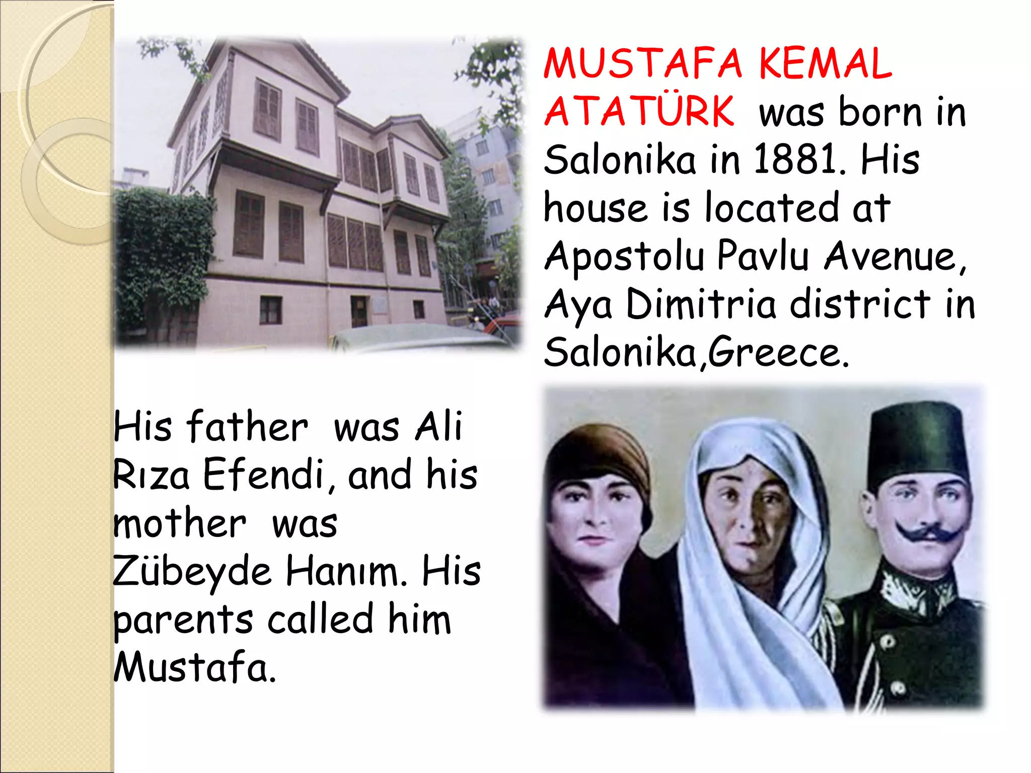 Our Great Leader MUSTAFA KEMAL | PPT