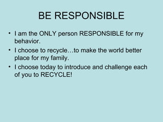Our green world | PPT