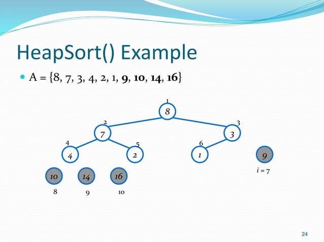 heap Sort Algorithm | PPTX