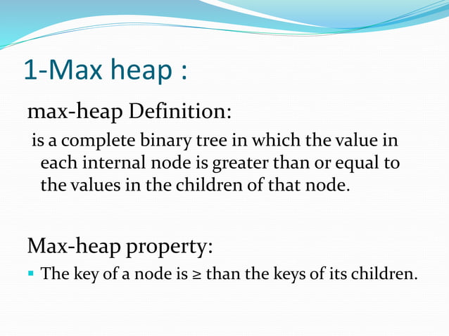 heap Sort Algorithm | PPTX