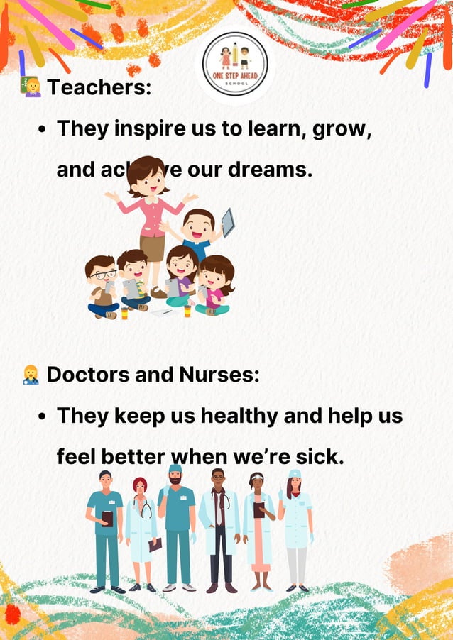 Our School Helpers: Always Here for You" | PDF | Family and Relationships