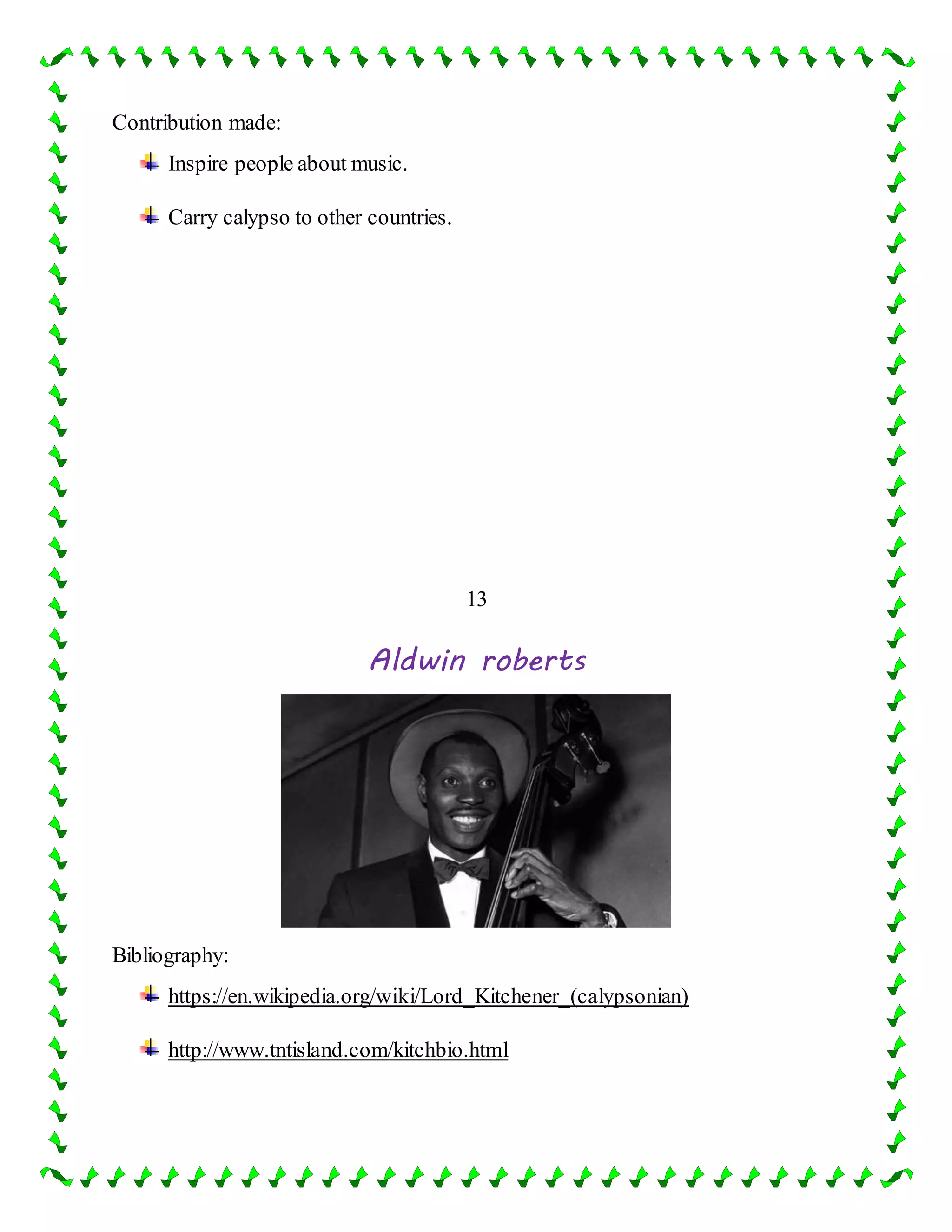 Our National Heroes/Icons Trinidad & Tobago | DOCX