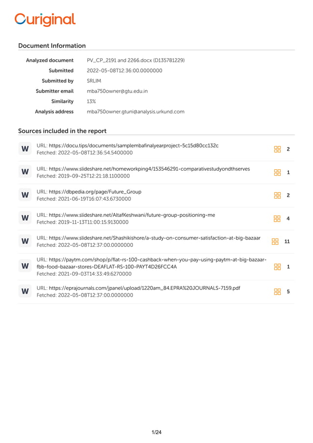 Ouriginal Report - PV_CP_2191 and 2266.docx (D135781229).pdf