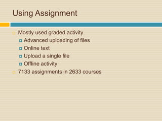Our improved assignment activity and turnitin integration | PPT