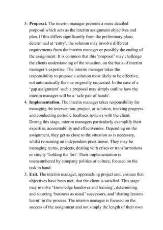 Our interim management value proposition in romania and belgium | PDF ...