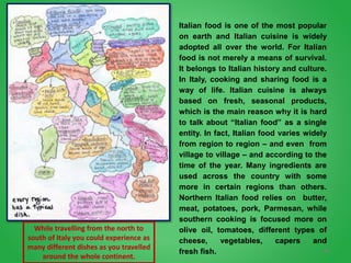 Our italian cuisine Erasmus+ | PPTX