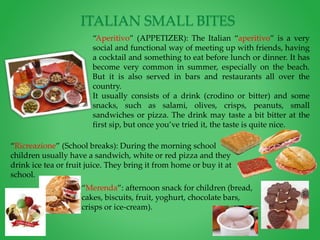 Our italian cuisine Erasmus+ | PPTX